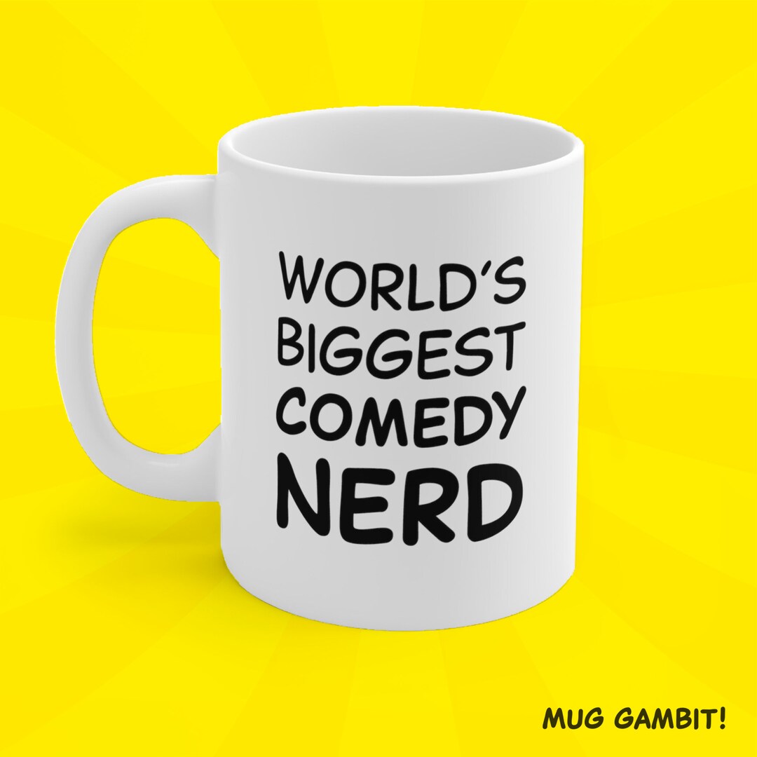 World's Biggest Comedy Nerd Coffee Mug Perfect for Humor Enthusiasts ...