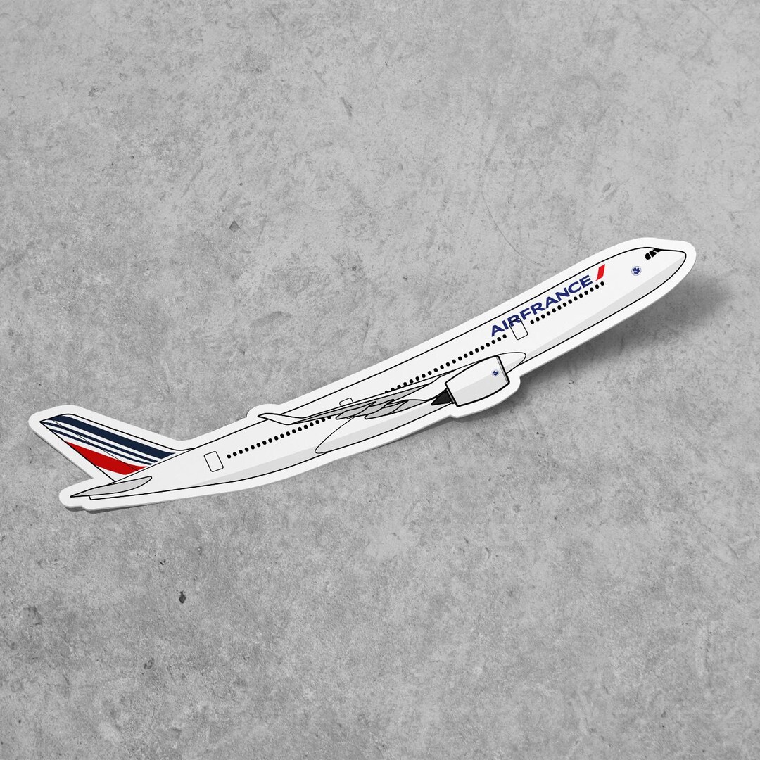 Airbus A350 Sticker, Air France Sticker, Plane Decal Minimalistic - Etsy