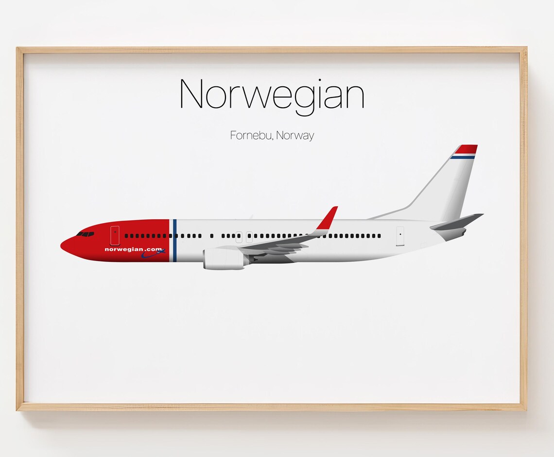 Norwegian Poster, Norwegian Print Custom Minimalistic [UNFRAMED] - Etsy