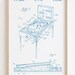 Pinball Machine Blueprint Poster, Pinball Machine Patent Wall Art ...
