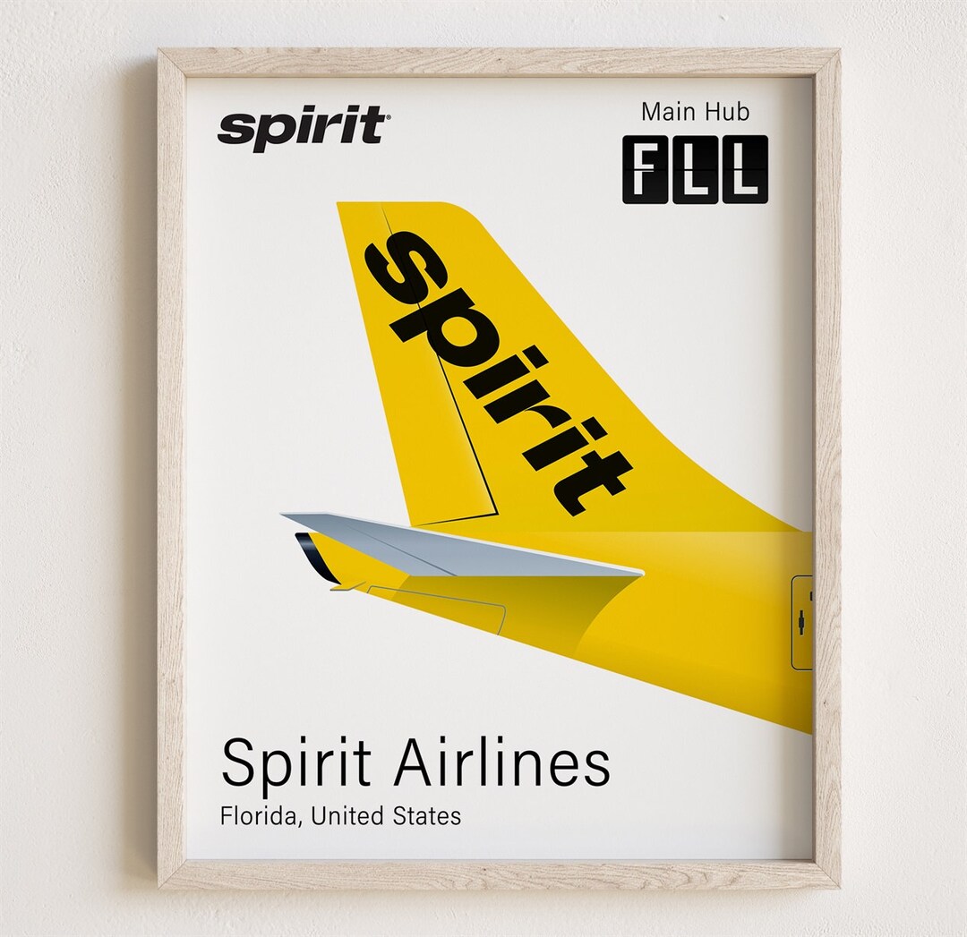 Spirit Poster, Spirit Print Tailplane Minimalistic [UNFRAMED] - Etsy
