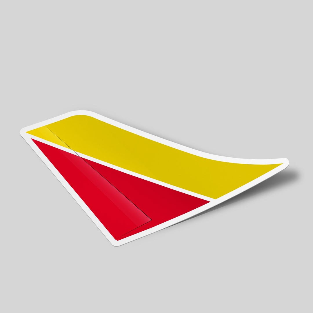 Southwest Sticker, Southwest Tailplane Decal Minimalistic - Etsy
