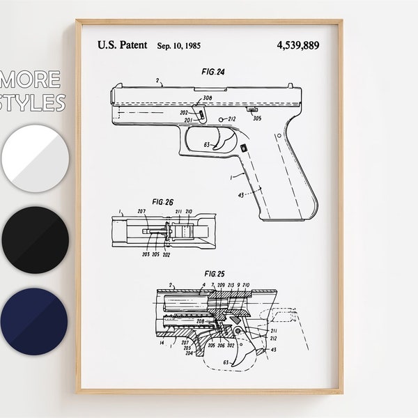 Glock Blueprint - Etsy