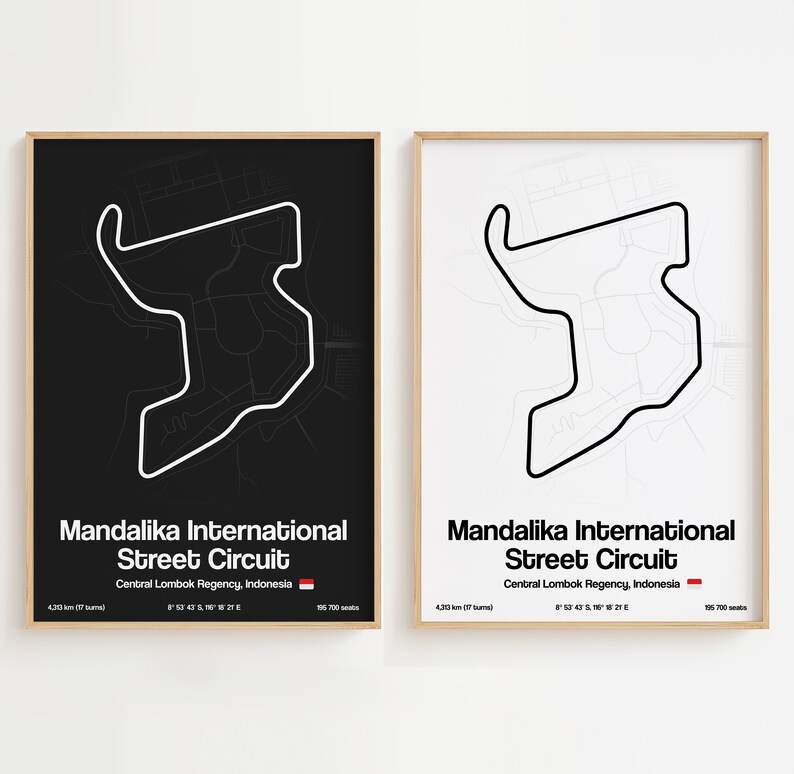 Mandalika International Street Circuit Poster, Central Lombok Regency ...