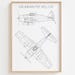 Grumman F6F Hellcat Blueprint Poster, Grumman F6F Hellcat Patent Wall ...