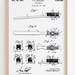 Toothbrush Blueprint Poster, Toothbrush Patent Wall Art Minimalistic ...