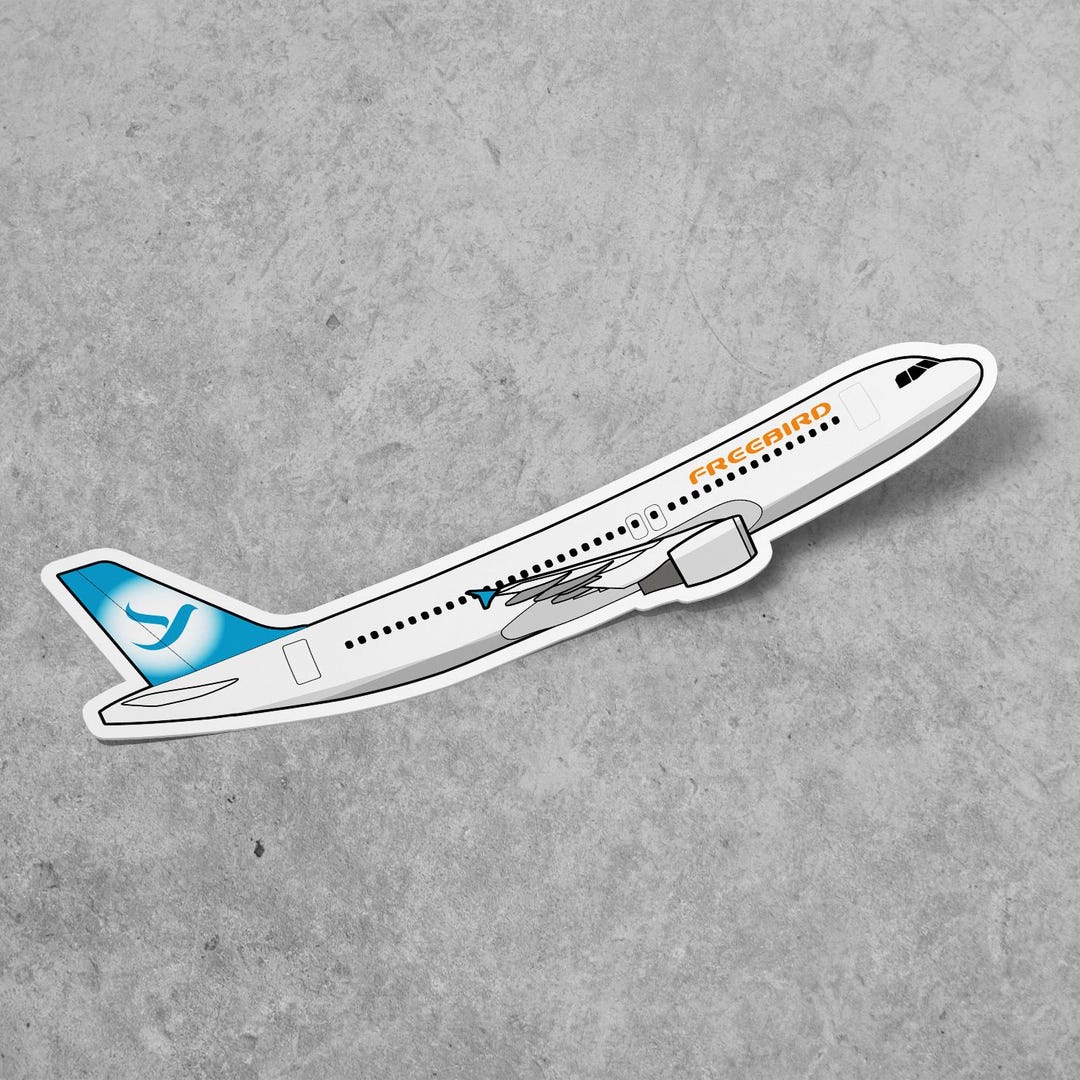 Airbus A320 Sticker, Freebird Sticker, Plane Decal Minimalistic - Etsy
