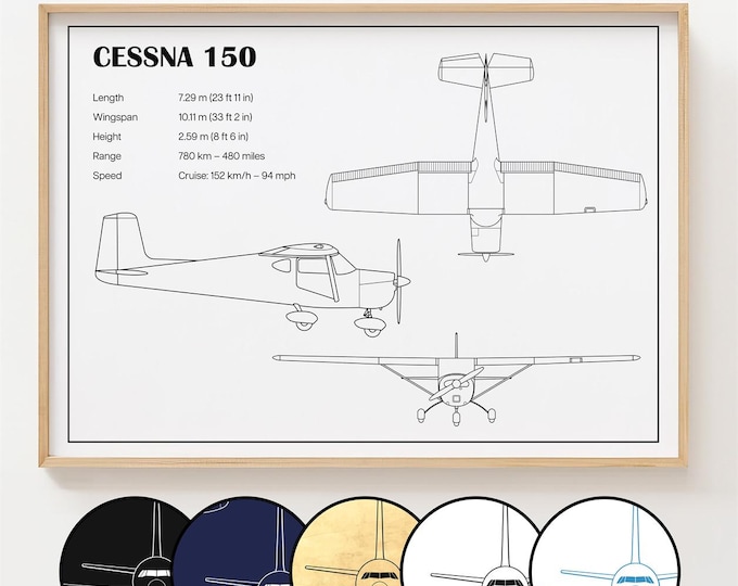ALL IN ONE Cessna 152 Quick Reference Checklist, Foldable, Laminate ...
