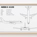 Airbus A320 Poster, Airbus A320 Print Custom Airplane [UNFRAMED] - Etsy
