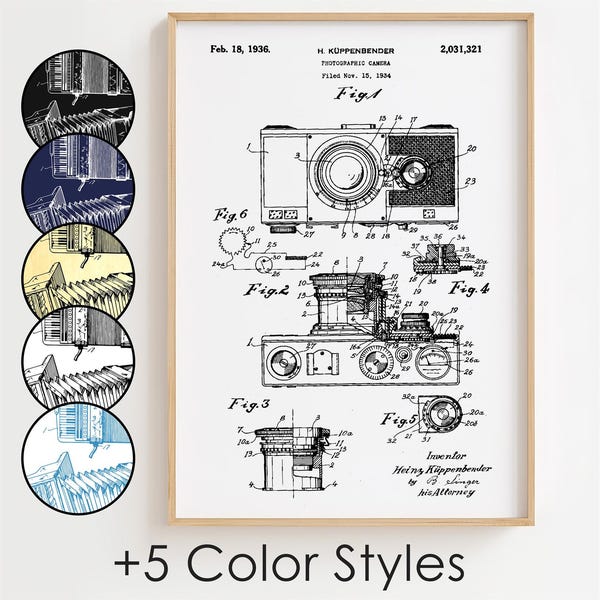 Camera Poster - Etsy