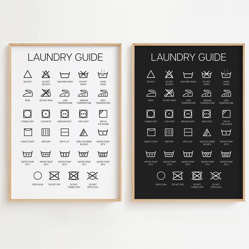 Laundry Poster - Etsy