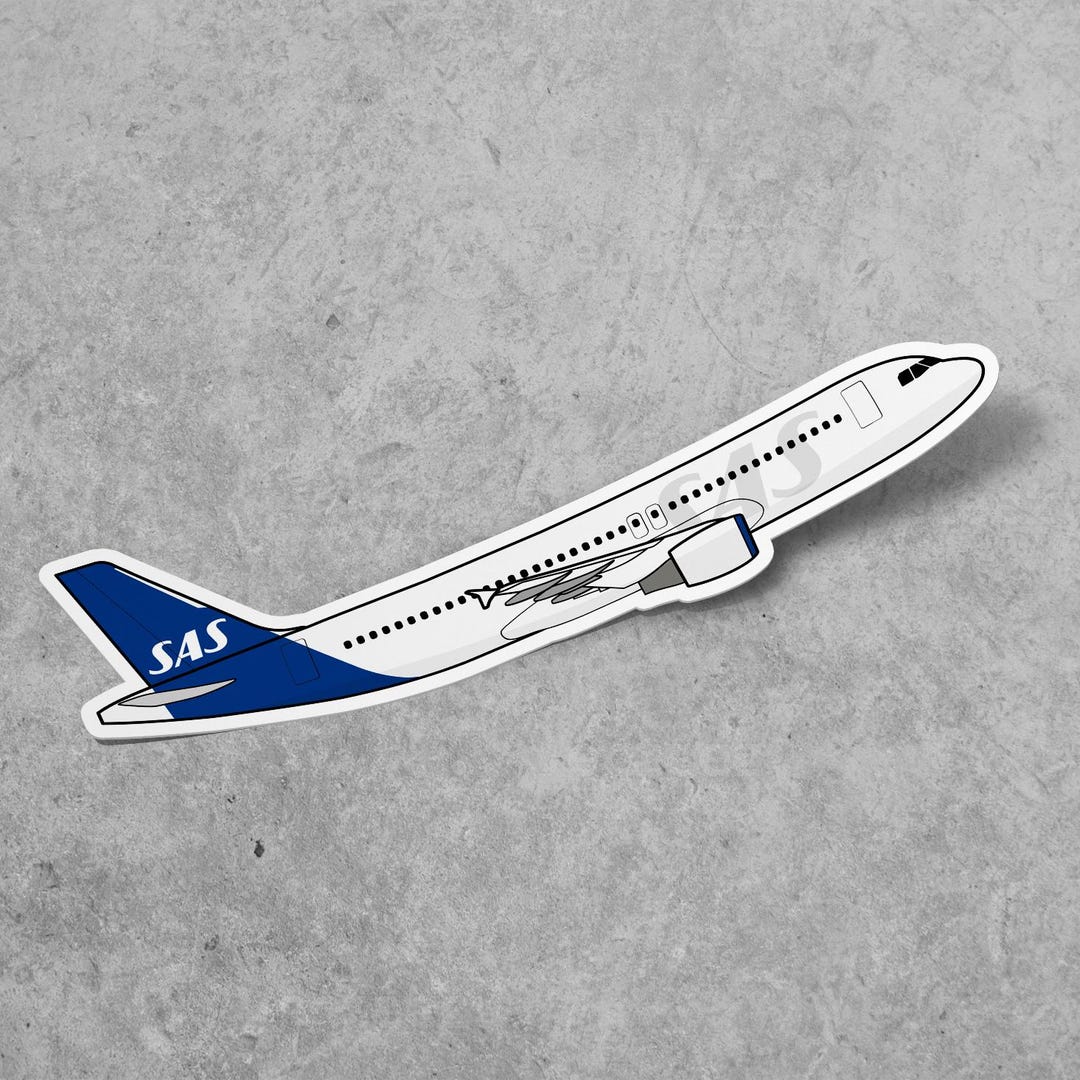 Airbus A320 Sticker, SAS Sticker, Plane Decal Minimalistic - Etsy
