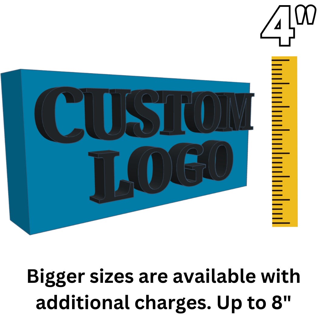 Custom 3D Logo Design - Etsy