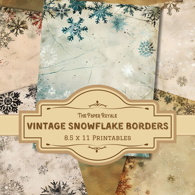 Snowflake Border - Etsy