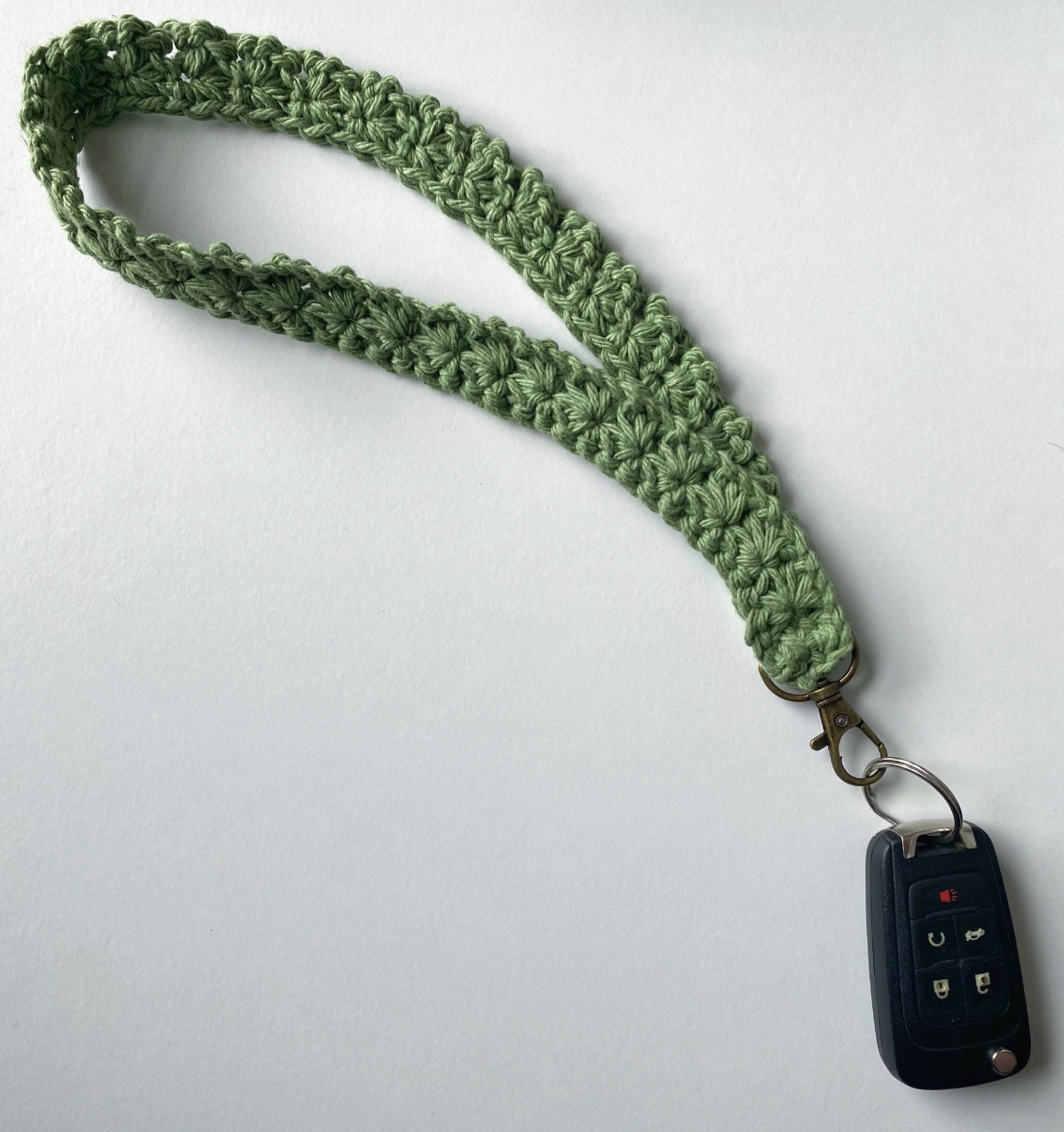 Crochet Lanyard, Crochet Lanyard/badge Holder, Boho Crochet Lanyard ...