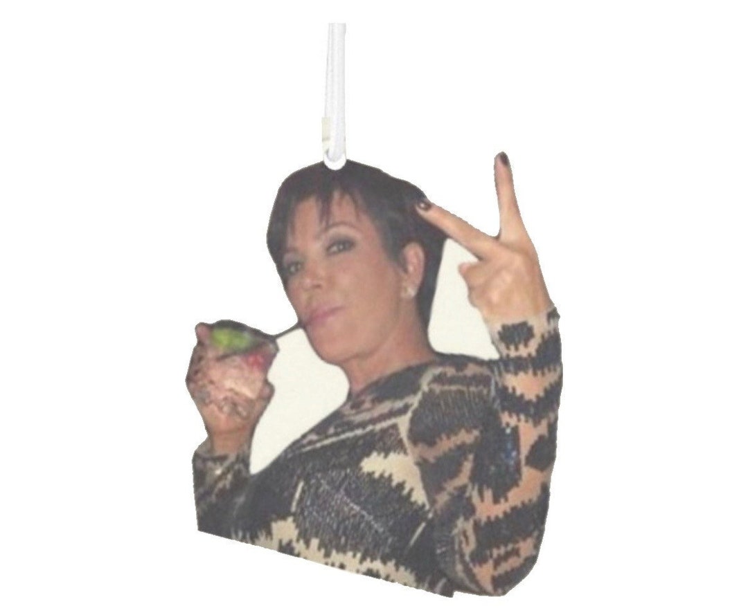 Kris Jenner Peace Sign Felt Christmas Tree Ornament Black Friday ...