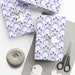 Block Print Premium Wrapping Paper Fans in Lilac - Etsy