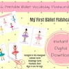 Ballet Primary Positions Printable Flashcards for Boys and Girls, 78 ...