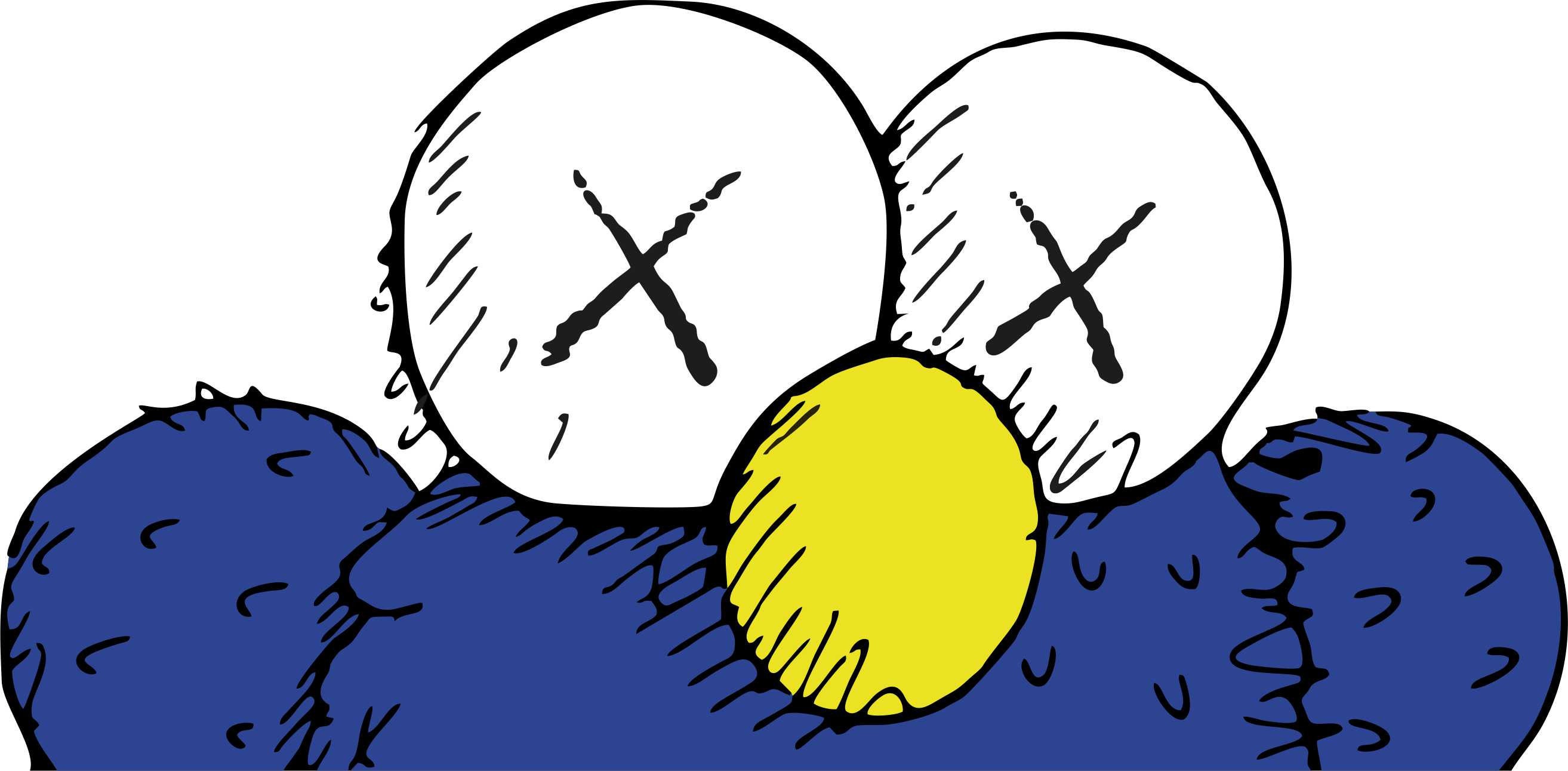 Blue Puppet Kaw Peeking Anime Super Decal Cartoon Sticker for - Etsy