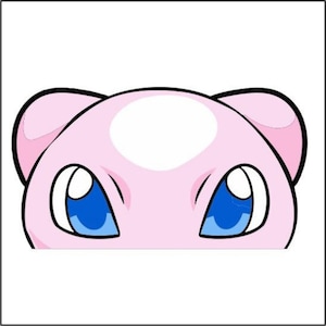Cute Mew Peeking Peek Peekabo Peekers Bumper Window Vinyl Decal Anime ...