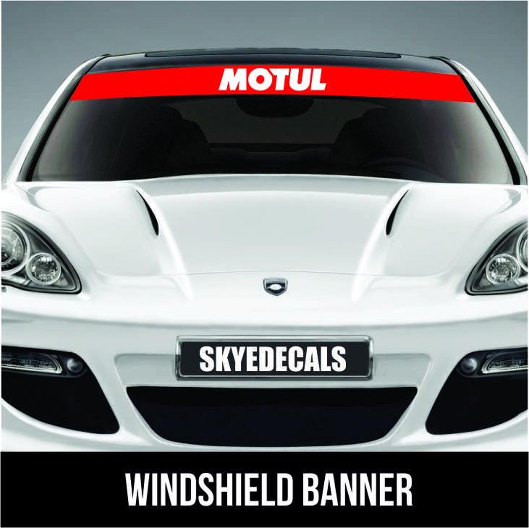 Motul Windshield Banner Sticker Window Vinyl Decal Stickers for JDM ...