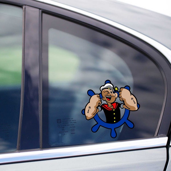 Popeye Vinyl Decal - Etsy