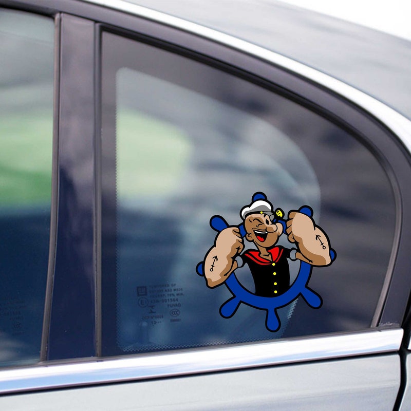 Popeye Vinyl Decal - Etsy