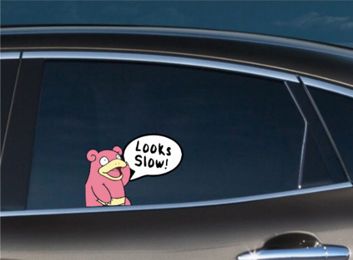 Slow Bro Looks Slow Meme Peeking Peek Peekabo Peekers Bumper Window ...