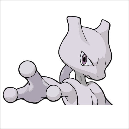 Mewtwo Peeking Peek Peekabo Peekers Bumper Window Vinyl Decal Anime ...