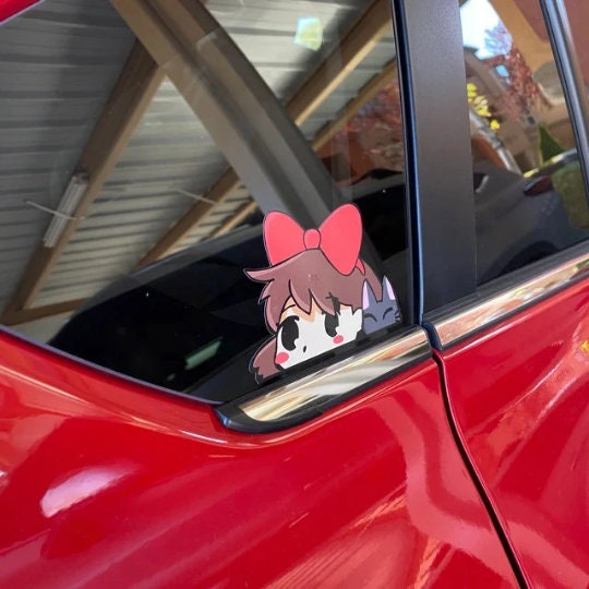 Kiki and Jiji Peeking Peek Peekabo Peekers Bumper Window Vinyl - Etsy