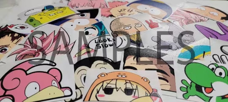 Jollibee Cute Peeking Peek Peekabo Peekers Bumper Window Vinyl Decal ...