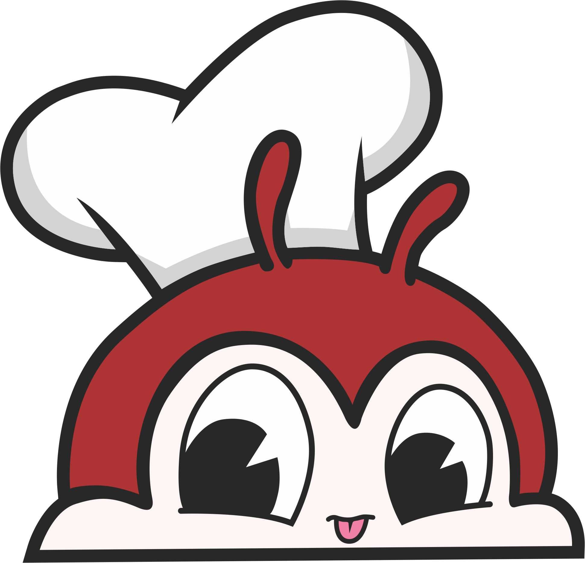 Jollibee Cute Peeking Peek Peekabo Peekers Bumper Window Vinyl Decal ...