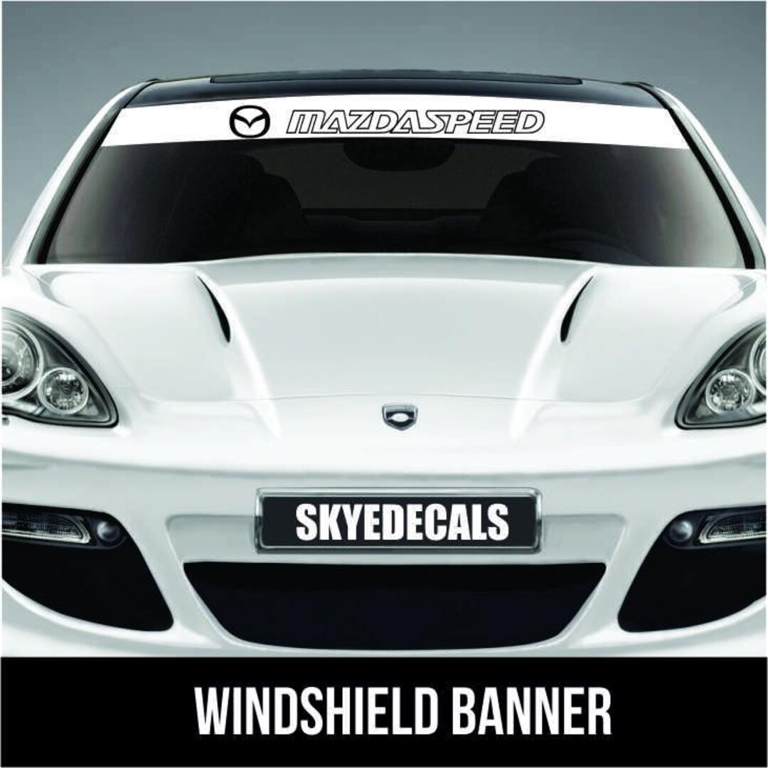 Mazda Speed Windshield Banner Sticker Window Vinyl Decal Stickers for ...