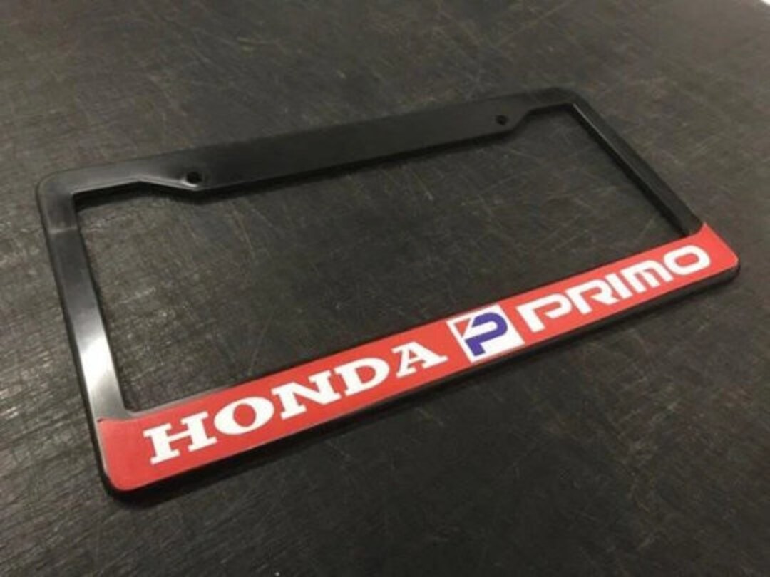 Honda Primo Automotive License Plate Frame Vinyl Decal Stickers JDM ...