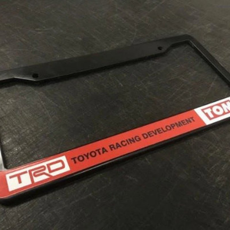 Black Toyota License Plate Frame - Etsy