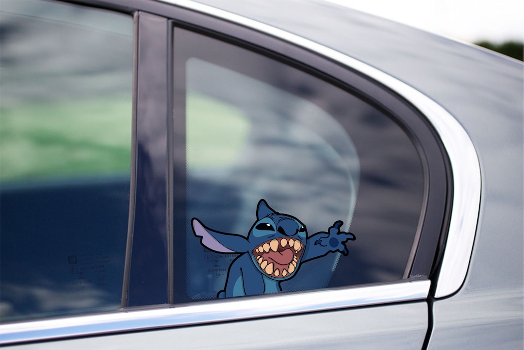 Cute Stitch Waving Hello From Lilo and Stitch Peeking Peek Peekabo ...