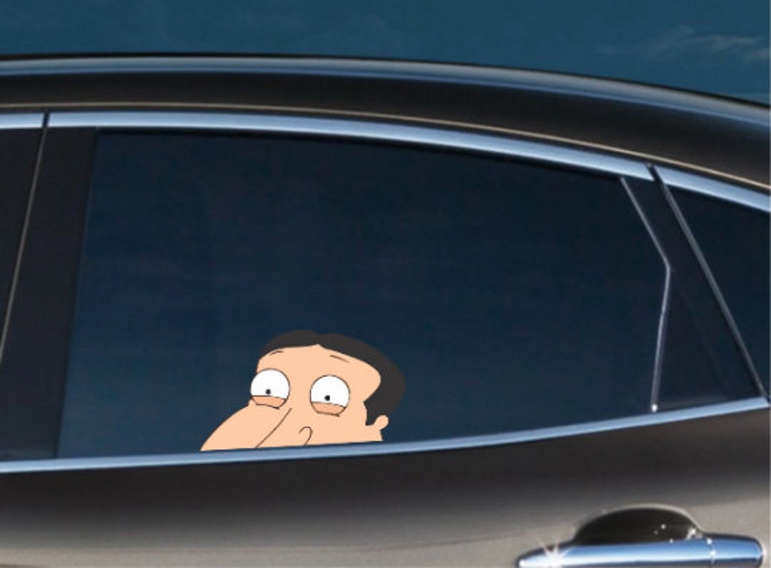 Glenn Quagmire Peeking Peek Peekabo Bumper Window Vinyl Decal Family ...