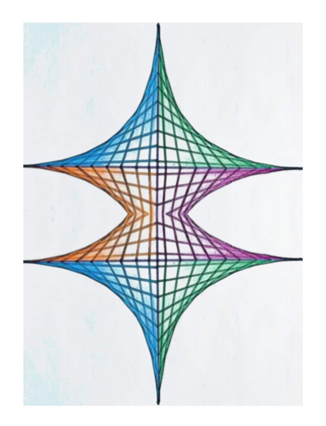 Geometry 3D Hologram Wall Art Printable Geometric Art - Etsy