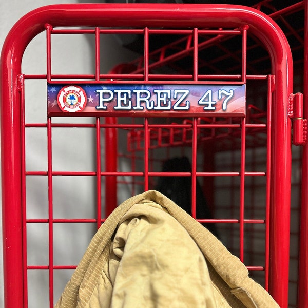 Firefighter Name Tag - Etsy