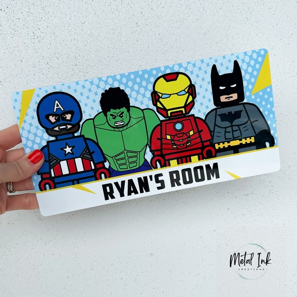 Superhero Door Sign - Etsy
