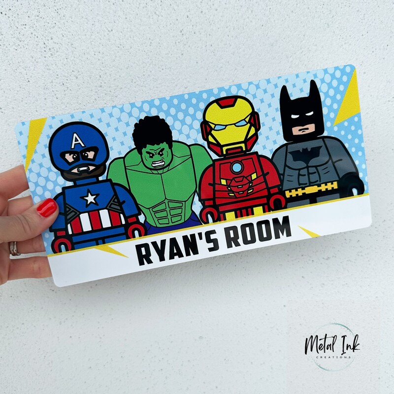 Superhero Door Sign - Etsy