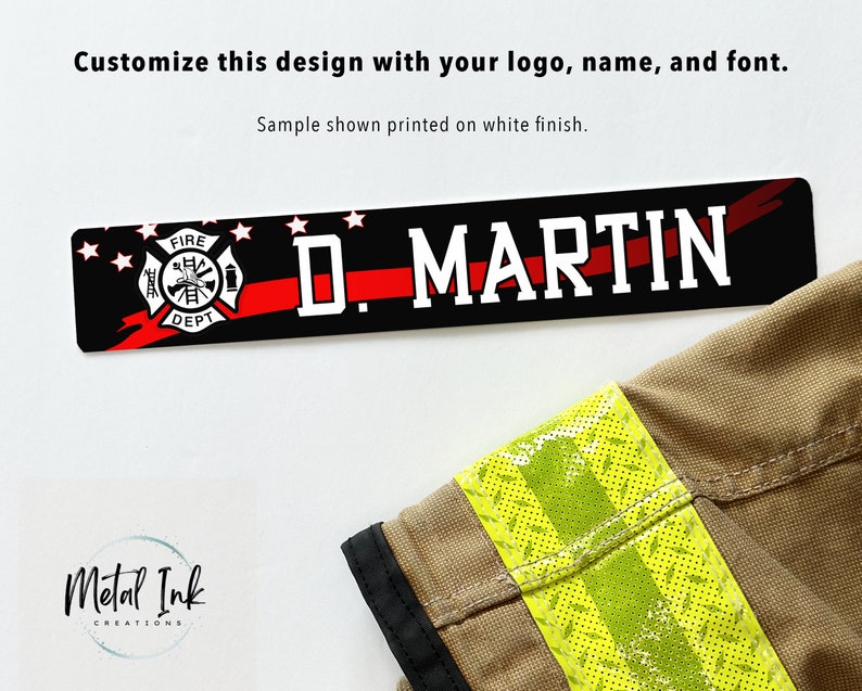 Personalized Firefighter Graduation Gift | Firefighter Locker Name Tag ...