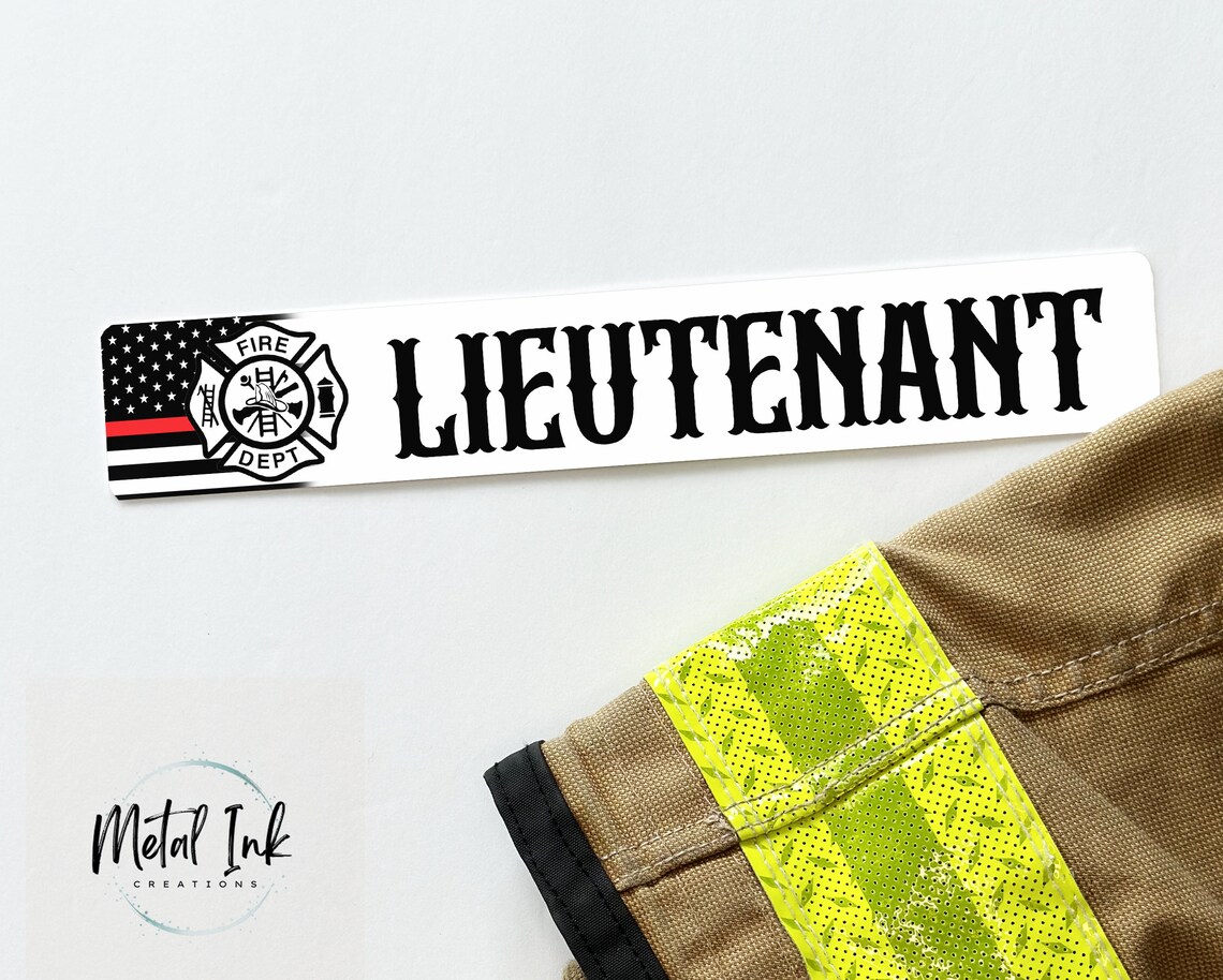 Personalized Firefighter Graduation Gift | Name Plate for Locker ...