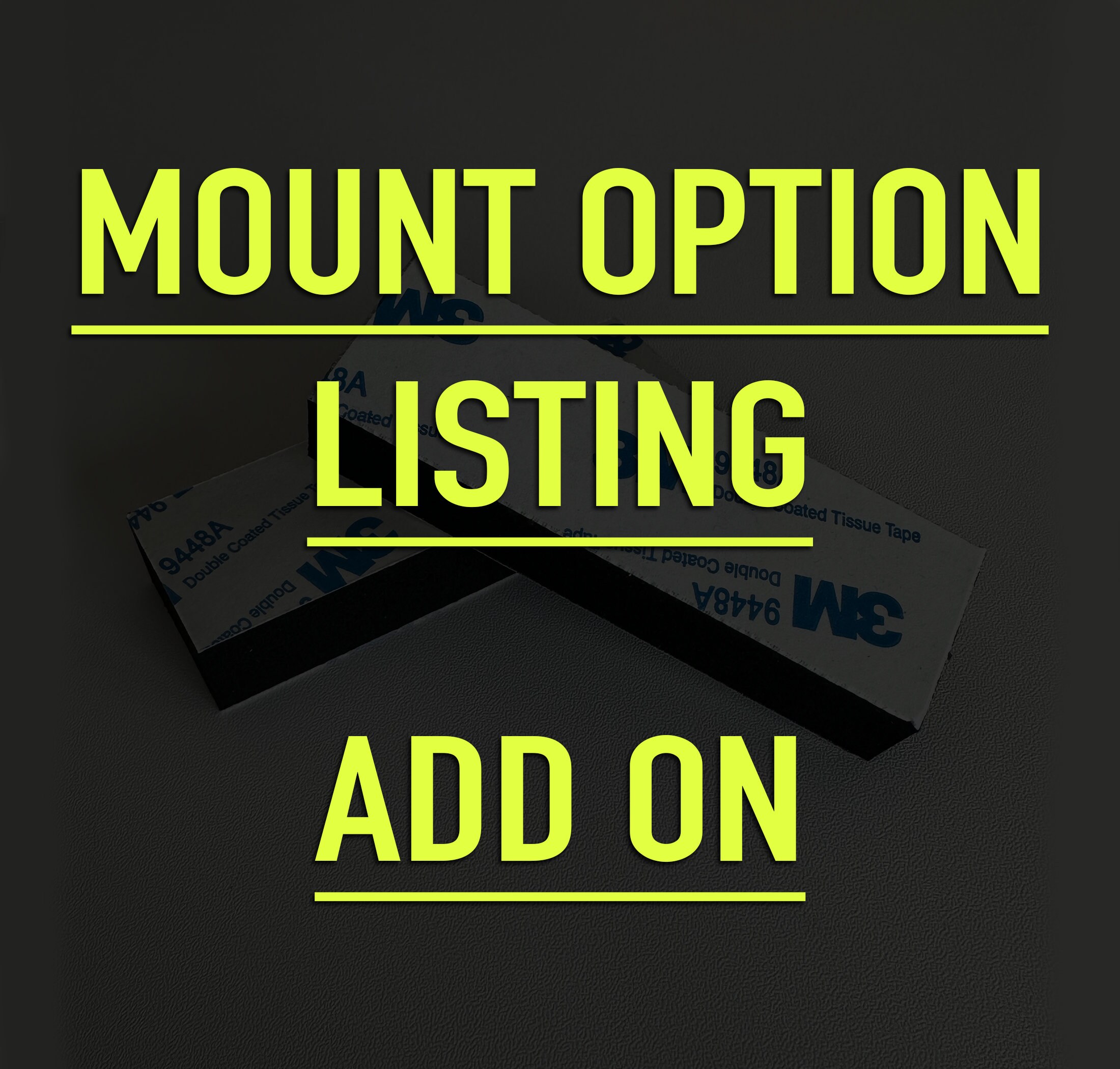 Mount Options for Nameplates, Tags, and Signs | Adhesive 1/2" Foam ...