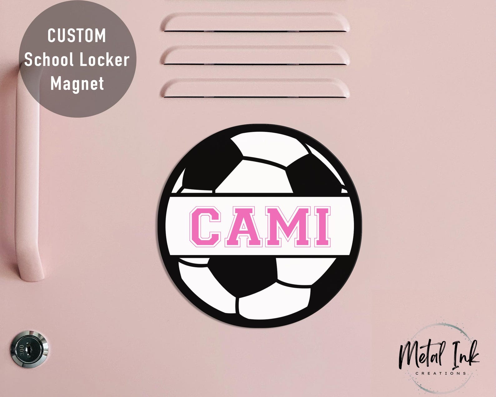 School Locker Magnet Locker Name Magnet Personalized Name Magnet Locker ...