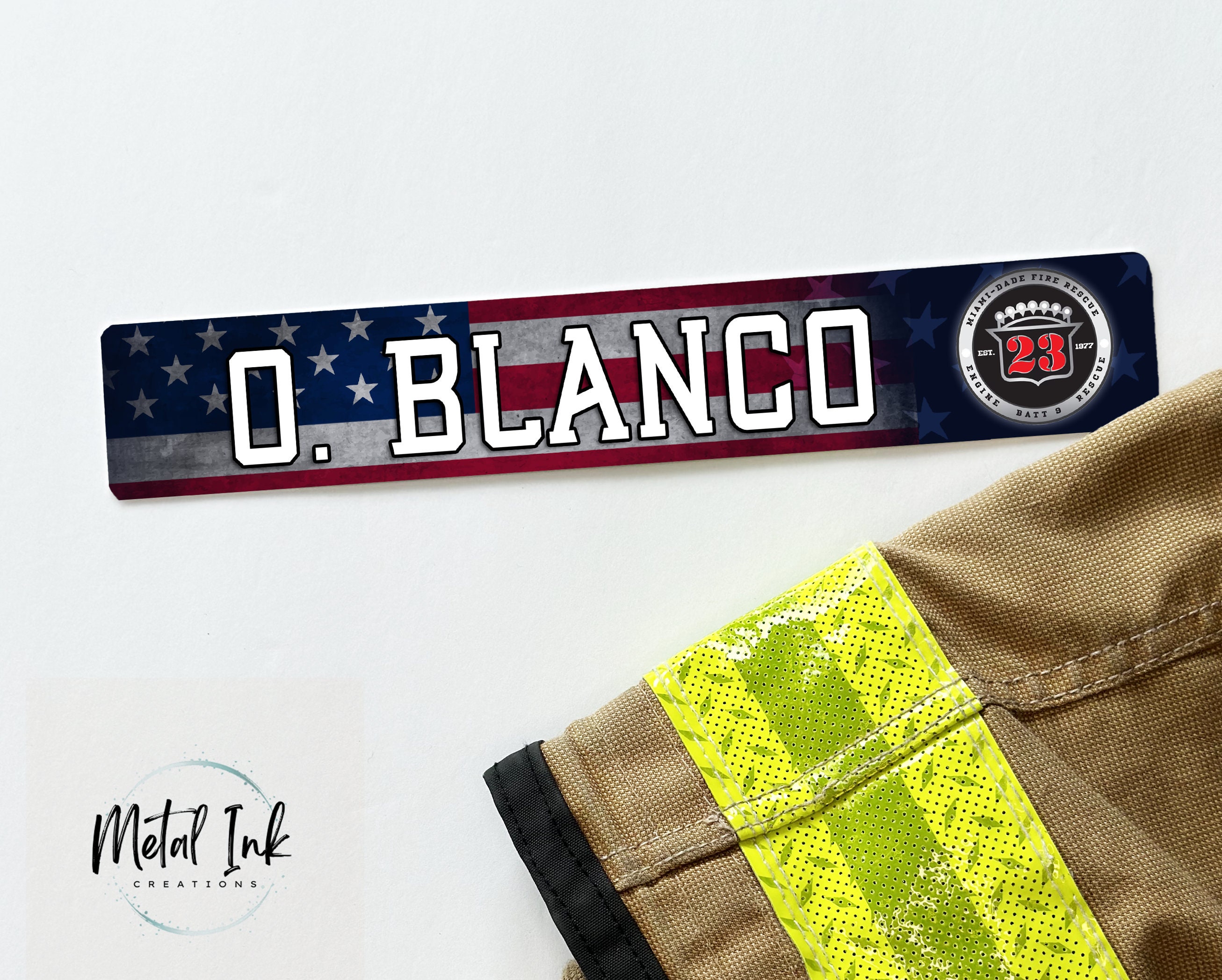Personalized Firefighter Graduation Gift Name Plate for Locker Locker ...