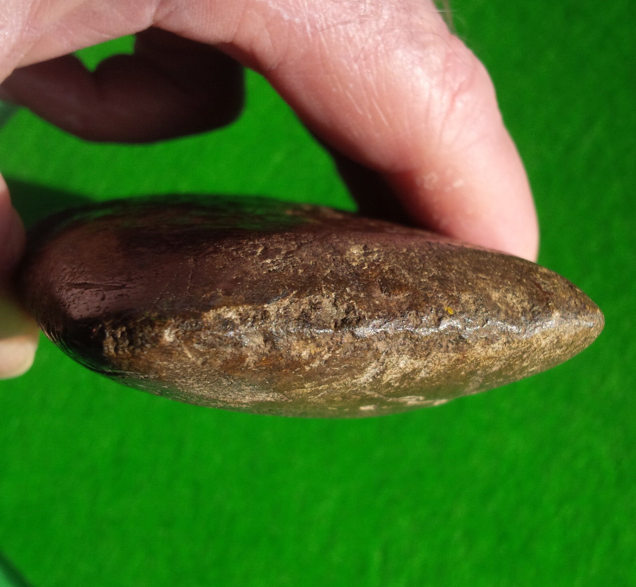 Authentic FULL GROOVED AXE Indian Artifact 3-1/2 X 6 Excellent Axe ...