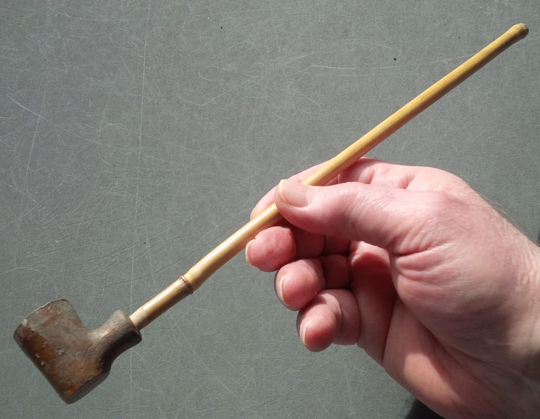 AUTHENTIC TRADE PIPE From an Indiana Arrowhead Col. Fur Trade Era 2 ...