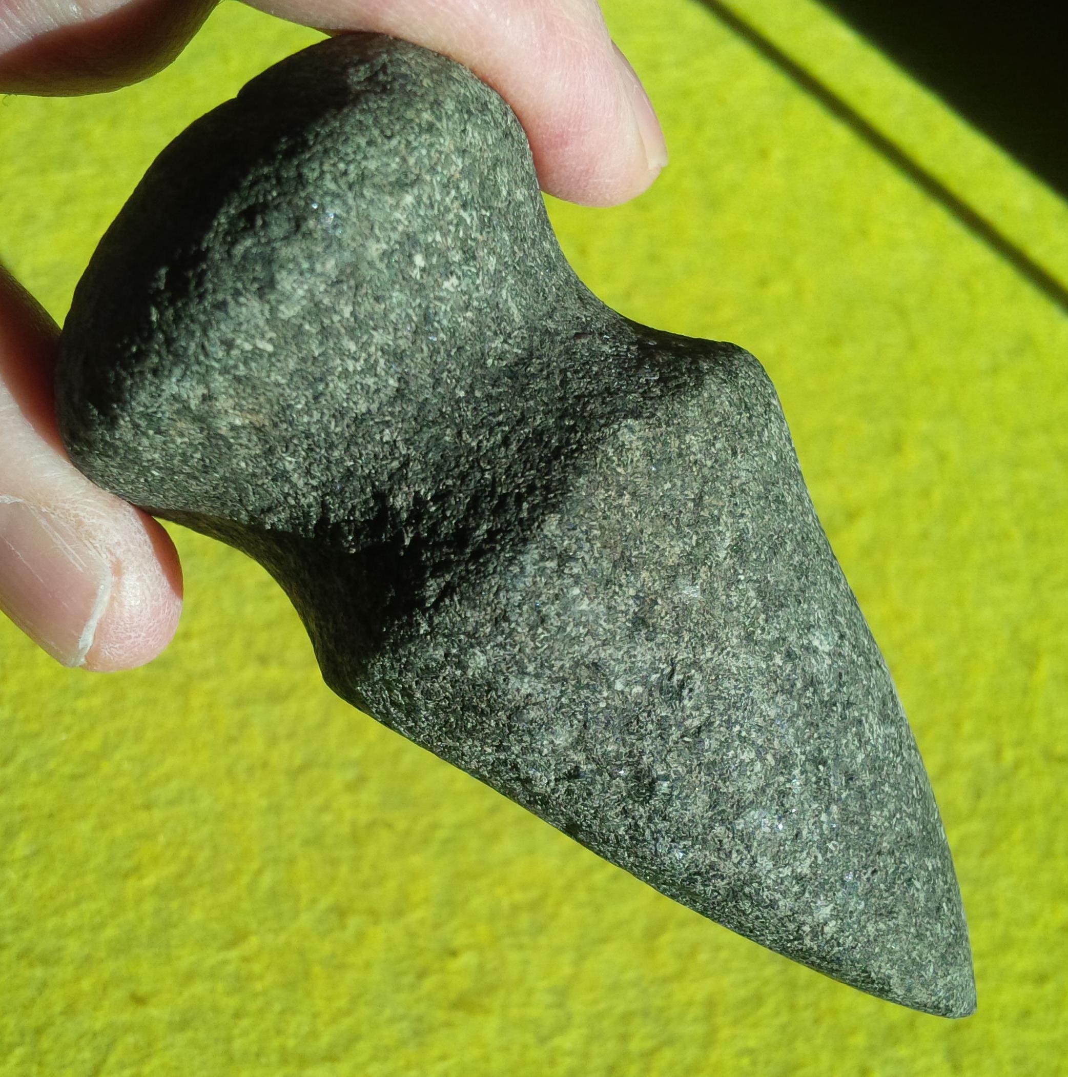 3.5" FULL GROOVED AXE Authentic Indian Artifact From a Jefferson Co ...