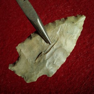 2-9/16 Hardin AUTHENTIC KENTUCY ARROWHEAD Early Archaic 9000 6000 B.P ...